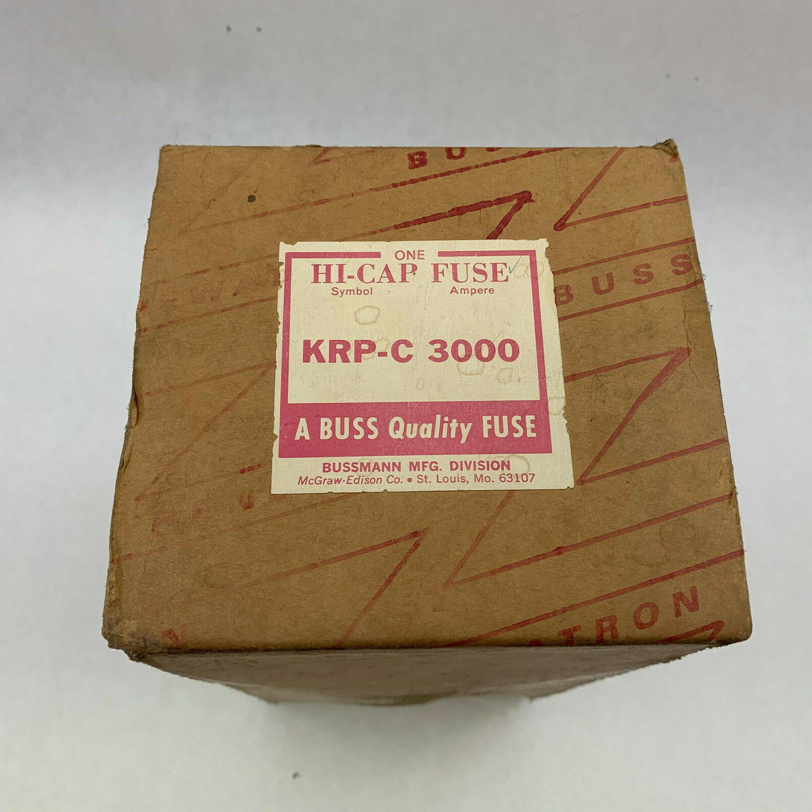 Bussmann KRP-C-3000 NIB Old Stock 3000A 600V Hi Cap Fuse See Pics #C2 ...