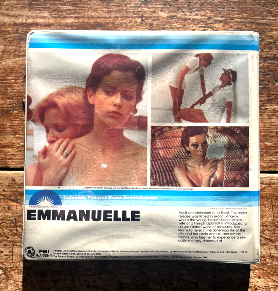 EMMANUELLE 400' Reel Super 8 Sound & Colour Adult Entertain Film Reel ...