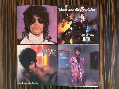 prince set of four 45 singles with poster | eBay