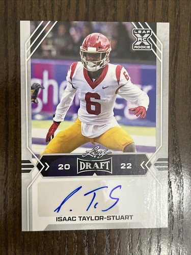 2022 Leaf Draft #BA-ITS Isaac Taylor-Stuart XRC Autograph | eBay