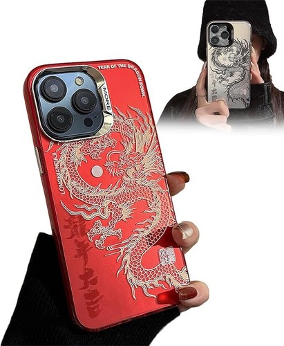 2024 Chinese Tradition Dragon Edition Case for iPhone 15 14 13 12 pro ...