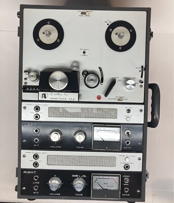 Akai M-8 Cross Field Stereo Tape Recorder Reel-Reel -Powers on- Not ...