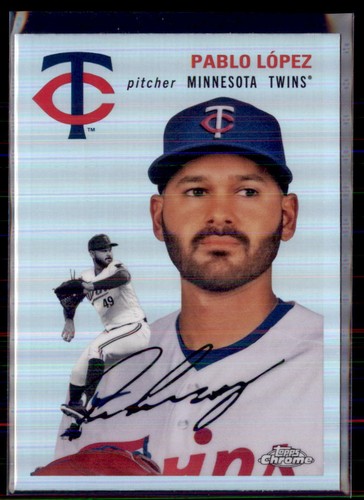 2023 Topps Chrome Platinum Anniversary 229 Pablo Lopez Refractor Twins ...