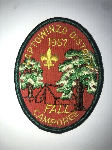 VINTAGE BSA Patch Laptowinzo District 1967 Fall Camporee. S/110 | eBay