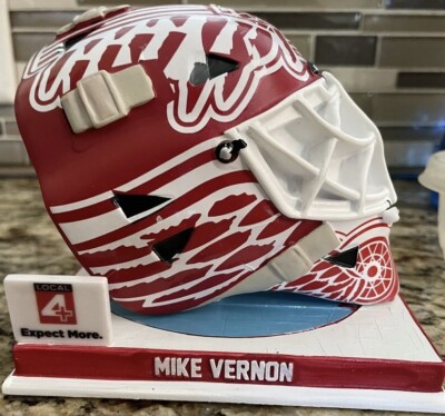 Detroit Red Wings Mike Vernon Replica Goalie Mask SGA 12/9/23 - Hall Of ...
