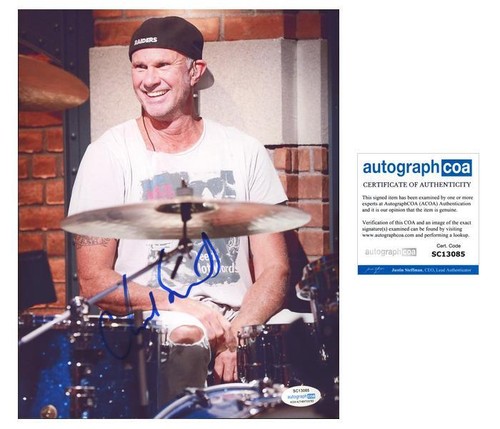 Chad Smith "Red Hot Chili Peppers" Drummer AUTOGRAPH Signed 8x10 Photo ...
