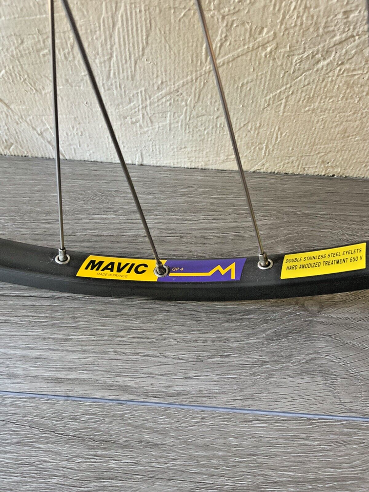 MAVIC MA GP4 WHEELSET 700C TUBULAR 36 HOLE CAMPAGNOLO HUBS 126 MM REAR ...