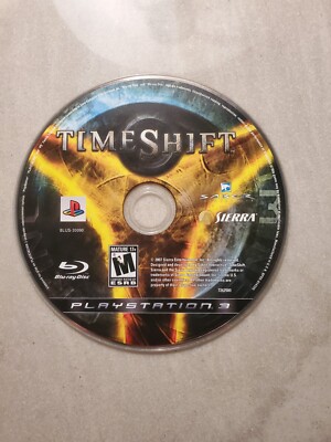 TimeShift (Sony PlayStation 3, 2007) Video Game ***Disc Only*** Free ...