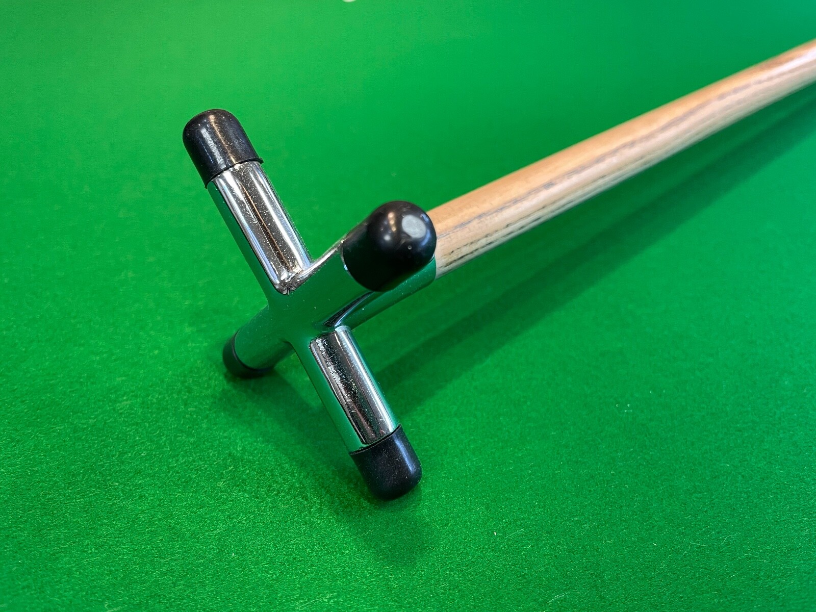 Peradon Genuine Snooker Rest Head/Shaft Brass Chrome Black Chrome ...