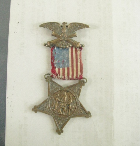 CIVIL WAR GAR MEMBERSHIP BADGE VETERAN NUMBERED | eBay