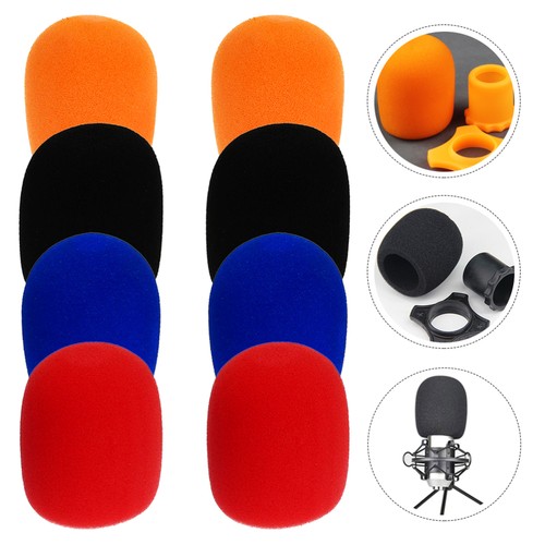 8 Pcs Handheld Microphone Windsreen Noise Reduction Cover Covers | eBay