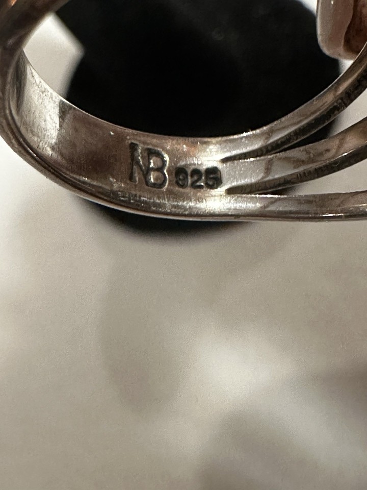 NICKY BUTLER NB INDIA STERLING CHECKERBOARD CUT LABRADORITE RING UNISEX ...