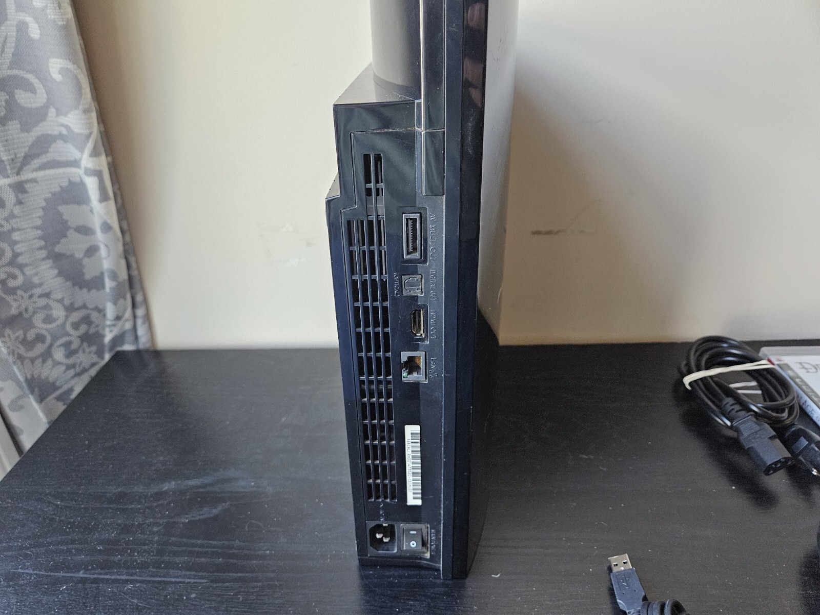 PlayStation 3 PS3 Fat 80GB CECHL01 Console OEM Sony Controller 3 Games ...