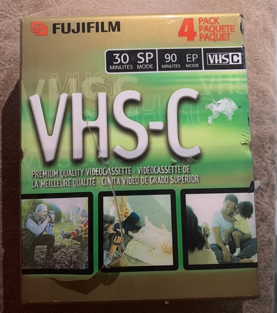 Fujifilm Pro Tc-30 Vhs-c Tape - 4 X 30min for sale online | eBay