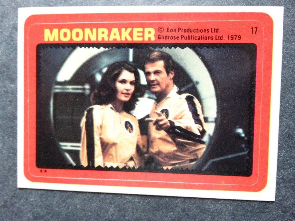 1979 Topps James Bond Moonraker Movie Sticker Card Complete Your Set U ...