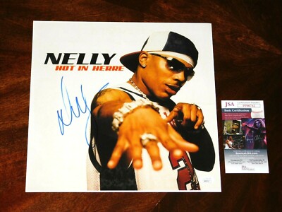 NELLY SIGNED HOT IN HERRE 12X12 ALBUM COVER PHOTO HIP HOP!!! | eBay