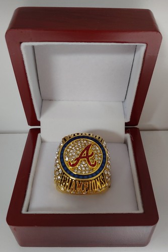 Max Fried - 2021 Atlanta Braves World Series Ring With Wooden Display ...