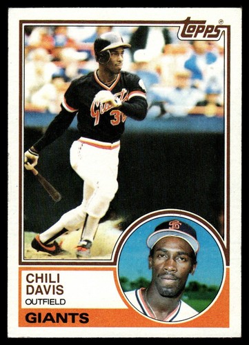 1983 Topps Chili Davis San Francisco Giants #115 | eBay