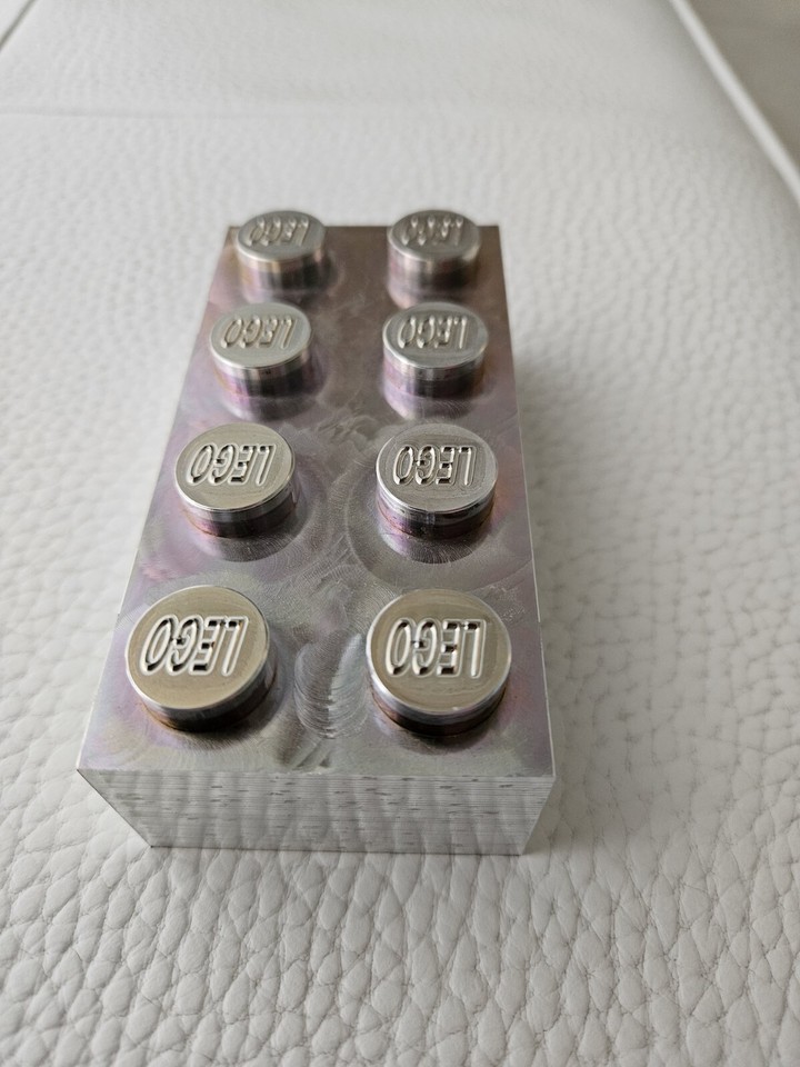 Lego Block 6061 Billet Aluminum 5 Inches Long For Desktop Decor CNC | eBay