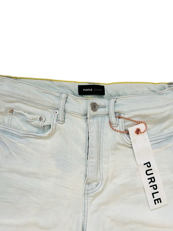 Purple Brand Jeans Men Slim Straight Mid Rise Blue P005 $265 Size 31/32 ...