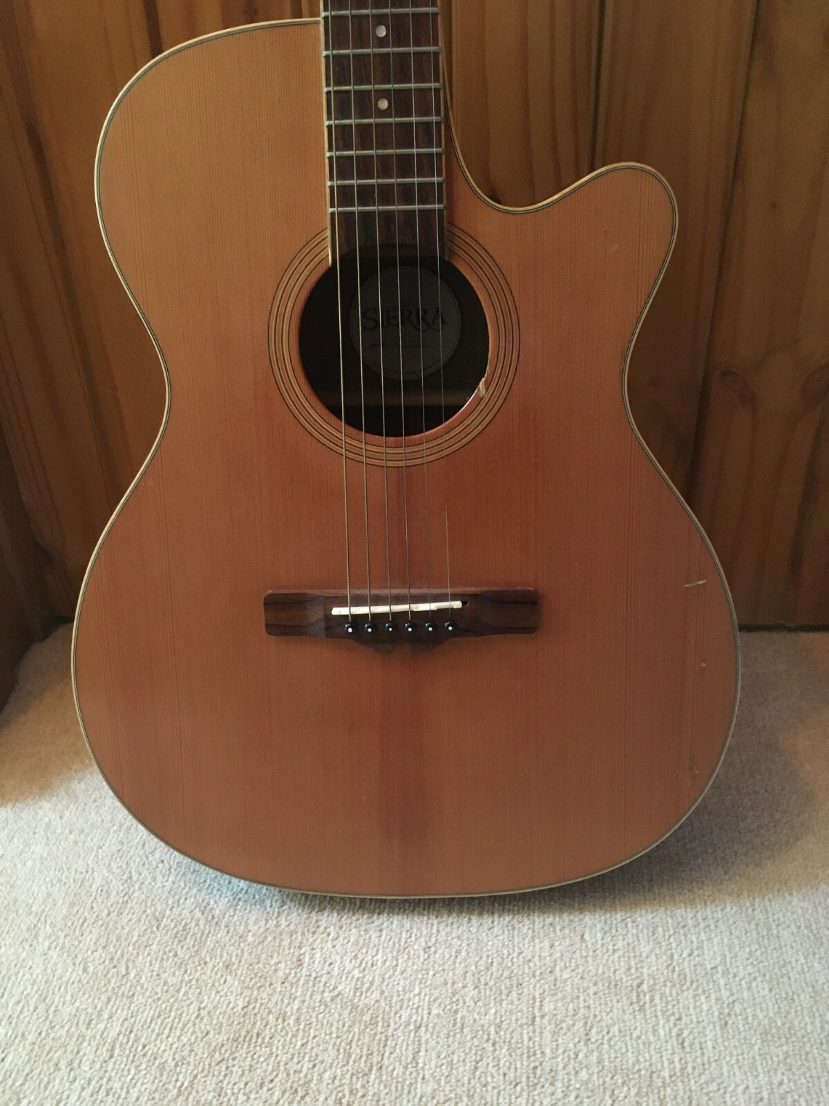 SIERRA SUNRISE SAS40CE SOLID TOP ACOUSTIC ELECTRIC GUITAR ELECTRO ...