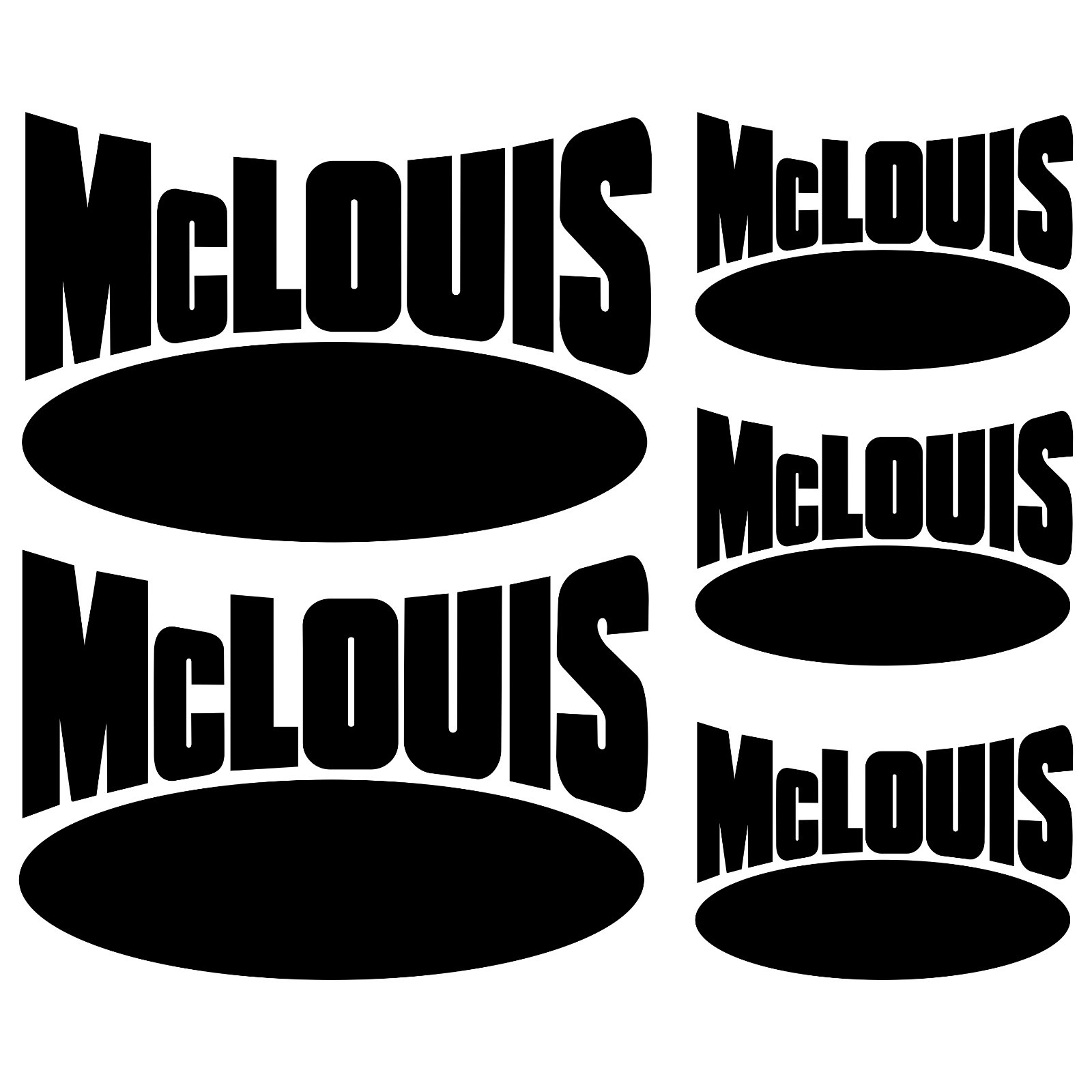 McLouis aufkleber sticker wohnmobil camper wohnwagen caravan 5 Stücke ...