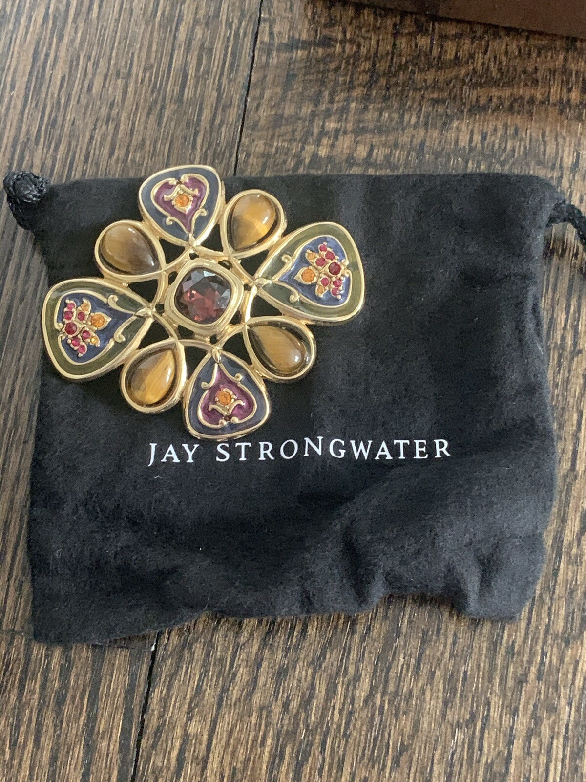 Vintage Jay Strongwater Pin Brooch NEVER USED | eBay