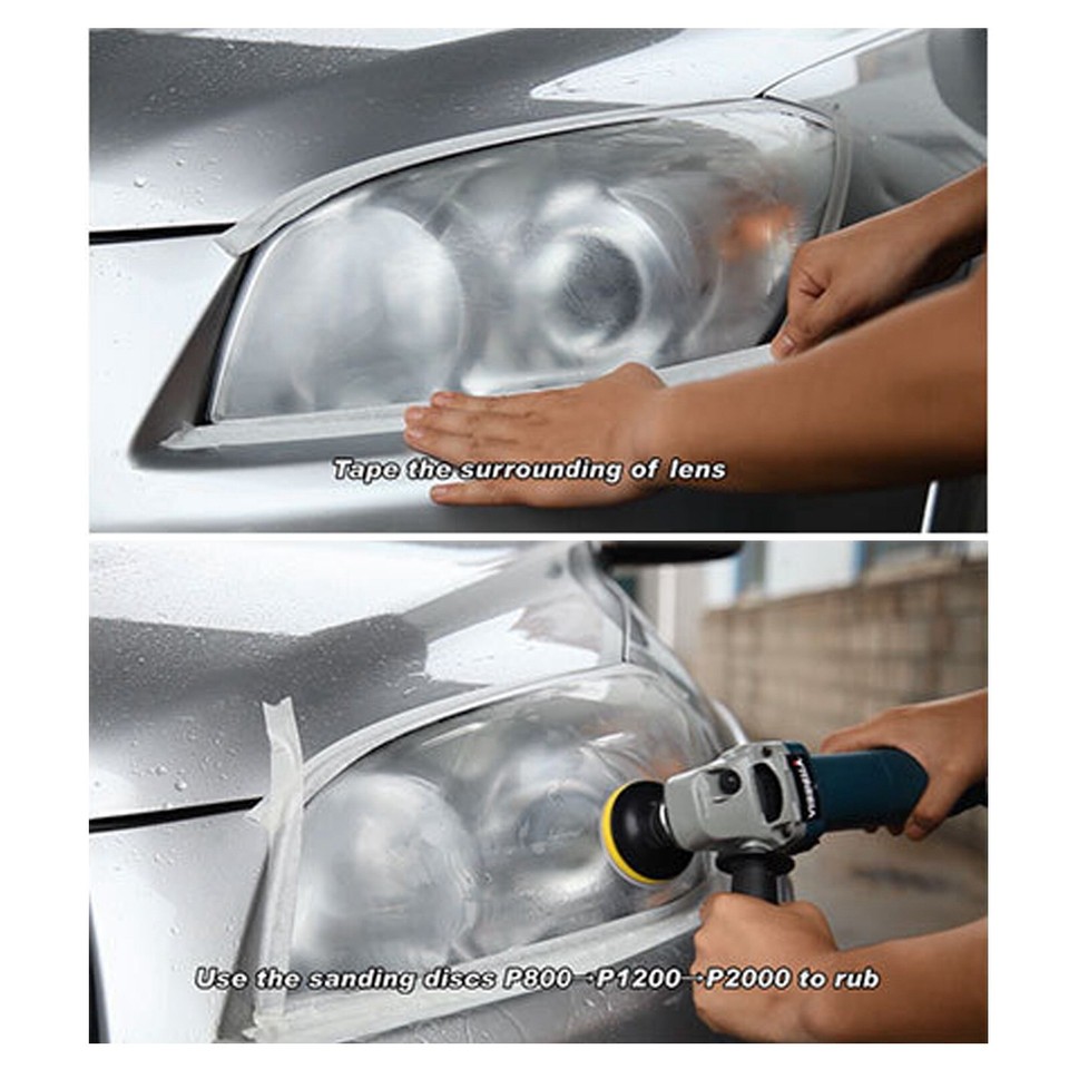 Headlight Restoration Kit Car Vehicle Lamp Lens Cleaning Polish Repair ...