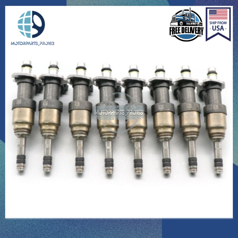 8Pcs 12668393 Fuel Injectors For 2015-19 Cadillac Escalade Corvette 6 ...