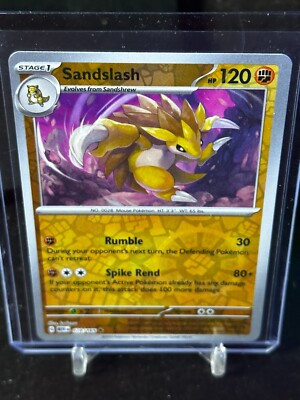 Pokemon Sandslash 028/165 Scarlet & Violet 151 Reverse Holo | eBay
