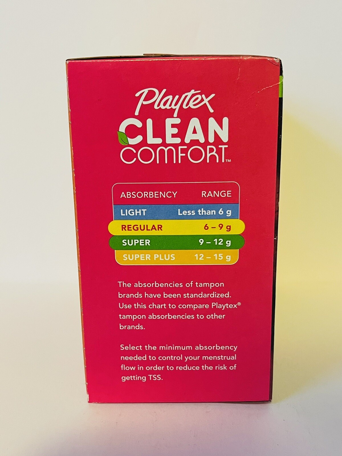 Playtex Clean Comfort Organic CottonTampons-14 Regular & 14 Super ...