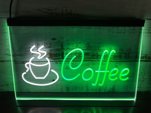 Coffee and drinks Caffe Led Neon Light Sign Bar Pub Club Man Cave home ...