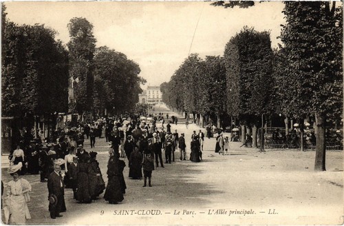 CPA Saint-Cloud Le Parc, L'Allee principale FRANCE (1307460) | eBay
