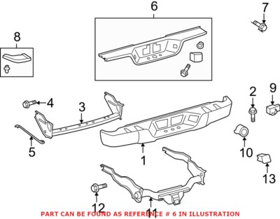 Genuine OEM Bumper Step Pad For Toyota 520570C030 | eBay