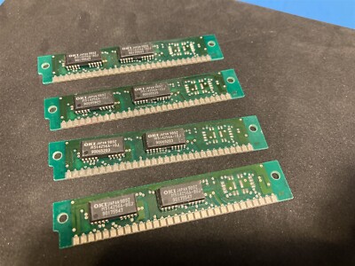 4x 256KB 30-Pin 2-Chip Non-Parity 256K-8 80ns Memory SIMMs 1MB Set RAM ...
