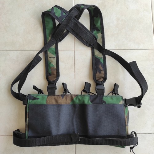 M81 WOODLAND CAMO D3CR D3CRX heavy placard Tactical Chest Rig for 223 ...