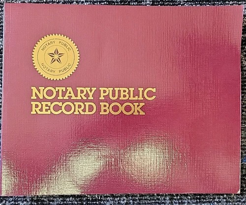Dome Notary Public Record Book Model No. 880 NEW | eBay