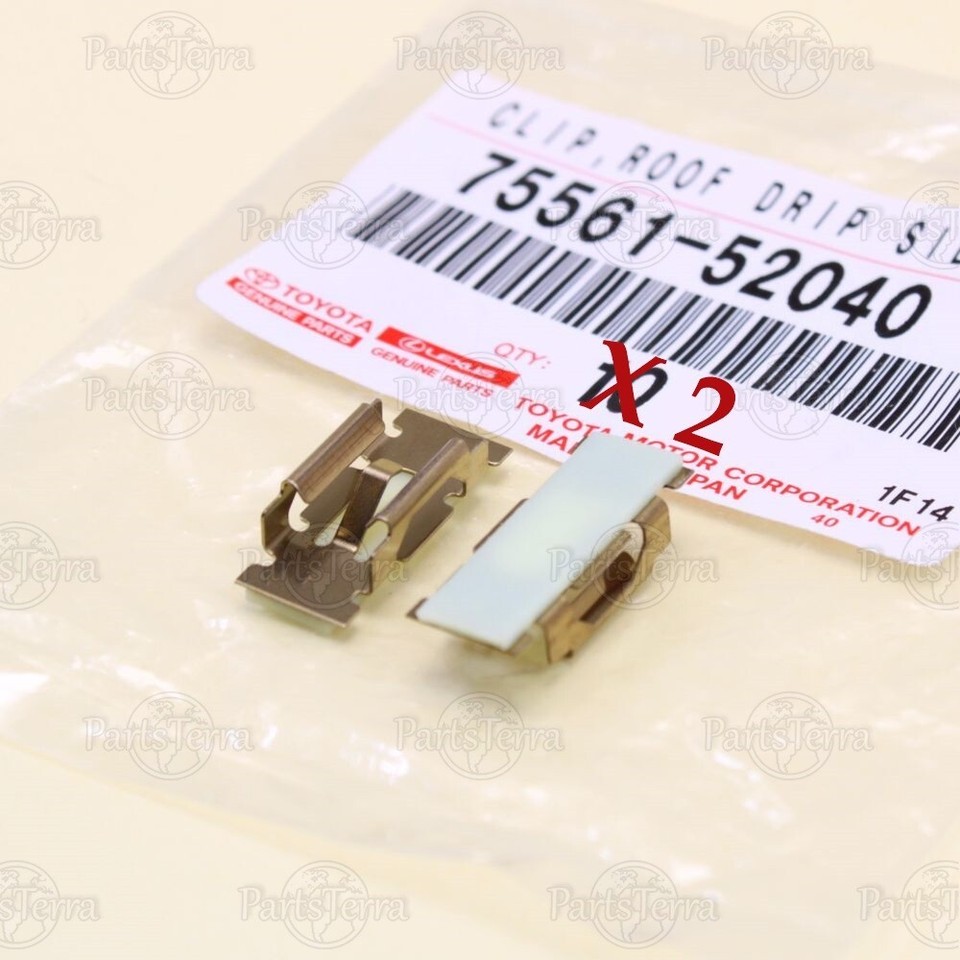 75561-52040 GENUINE Toyota Highlander Camry Lexus Drip Molding Retainer ...