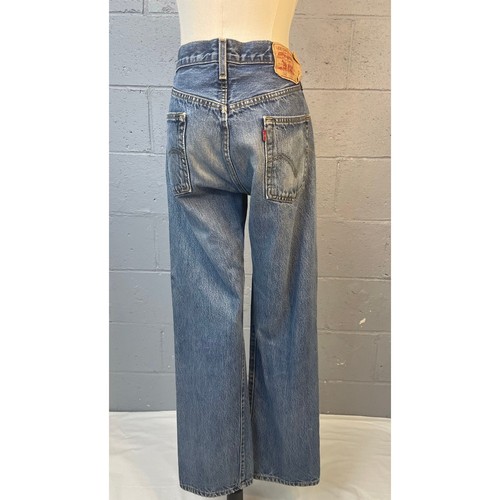 Vintage Levis Button Fly 501 Jeans 33x32 Straight Leg Med Wash Honest ...