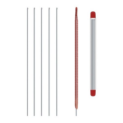 For Fishing Trips Baiting Needle Stainless Steel Hollow Design Worm ...