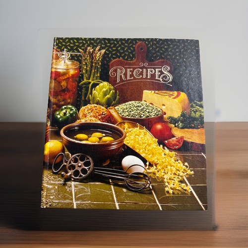 Hallmark Recipe Card Handwritten Organizer Cookbook VTG Grandma ...