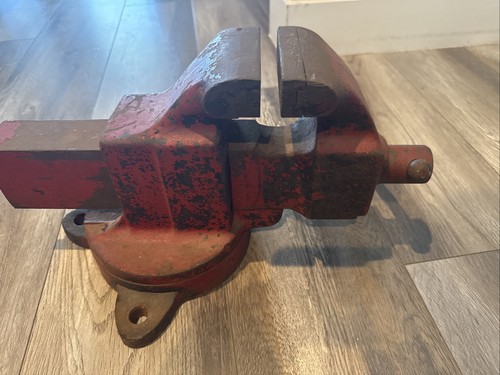 Morgan Chicago 140 4" Jaw 6" Open Swivel Base Bench Vise | eBay