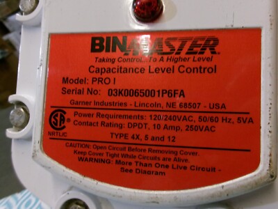 BINMASTER PRO I 1 CAPACITANCE LEVEL CONTROL 4' (R1) | eBay