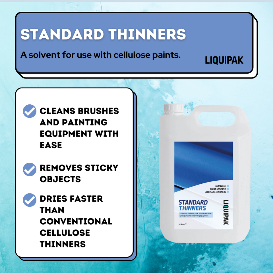 Standard Paint Thinners 10L - GUN WASH, Parts Cleaner, Cellulose ...