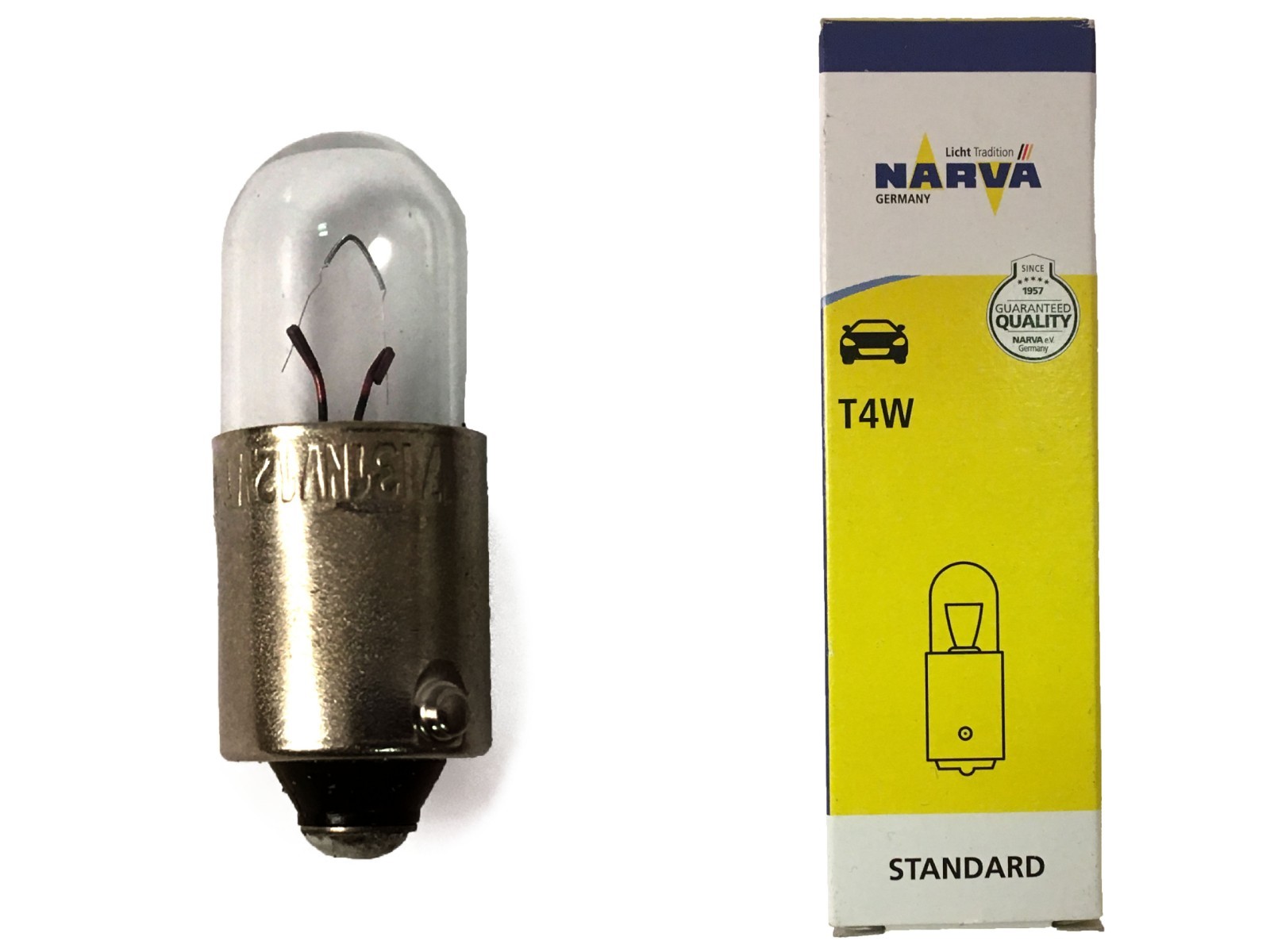 New NARVA 12V 4W Parking Bulb 53 Single Socket 17131 BA9s T4W | eBay UK
