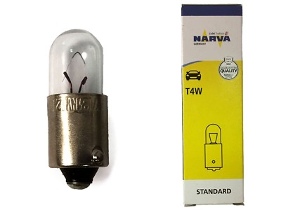 New NARVA 12V 4W Parking Bulb 53 Single Socket 17131 BA9s T4W | eBay UK