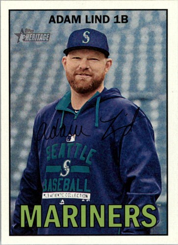 2016 Topps Heritage #43 Adam Lind Seattle Mariners | eBay