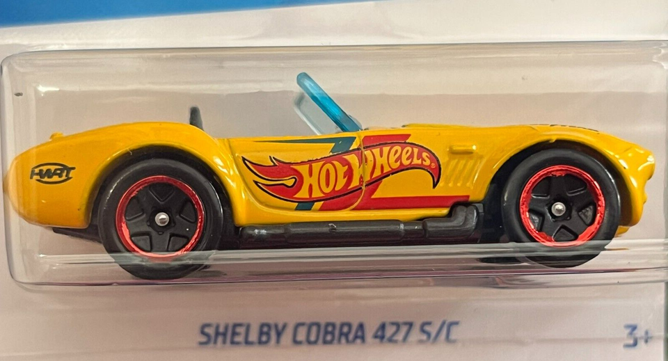 Hot Wheels 427 Shelby Cobra Yellow 1982 Redline Diecast Retro Racer | eBay