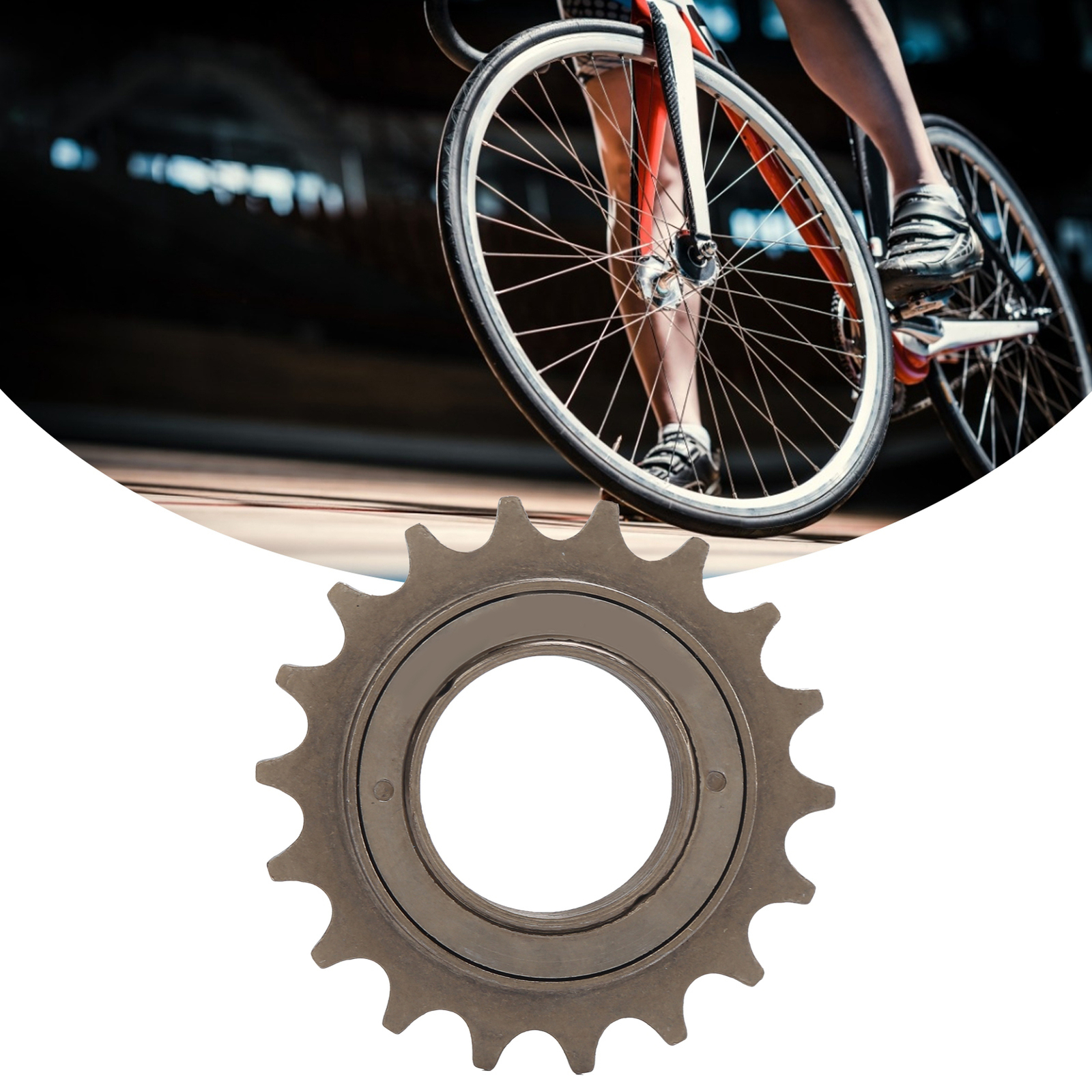 18T Bicycle Flywheel Rotate Lightly Run Smoothly Riding Effortlessly ...