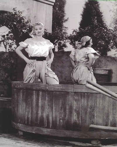 I Love Lucy Lucille Ball Stomping Grapes B/W 11x14 Photo | eBay